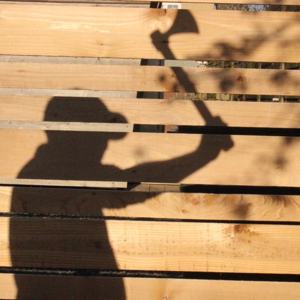 Axe throwing shadow Sq ⋆ Stackpole Under the Stars