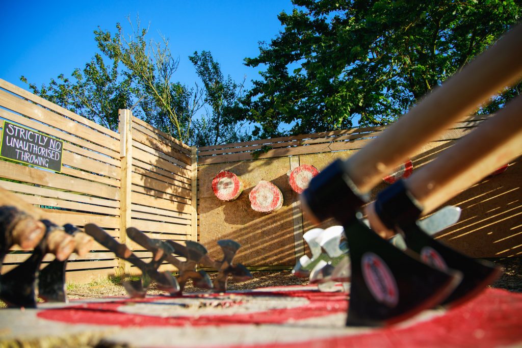 Axe Throwing ⋆ Stackpole Under the Stars